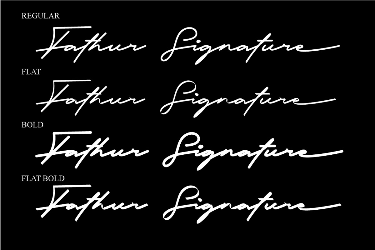 Fathur - Luxury Signature Font, a Script Font by PutraCetol Studio