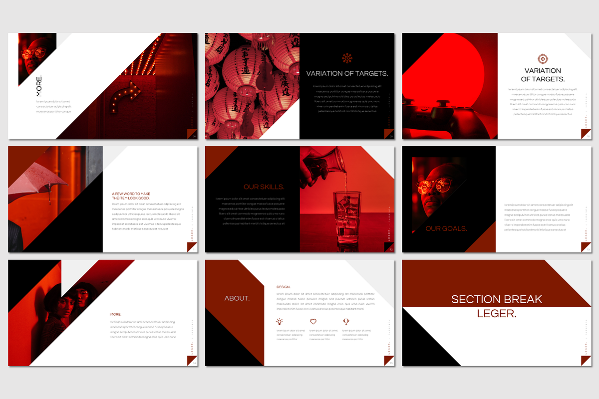 Leger - Minimal Powerpoint Template, a Presentation Template by deasign