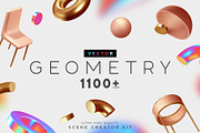 GEOMETRY. SCENE CREATOR. | Creative Market
