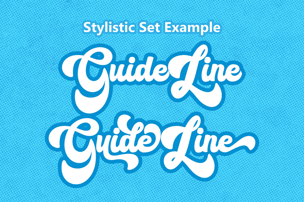 Madame Karoline | Cursive Retro Font