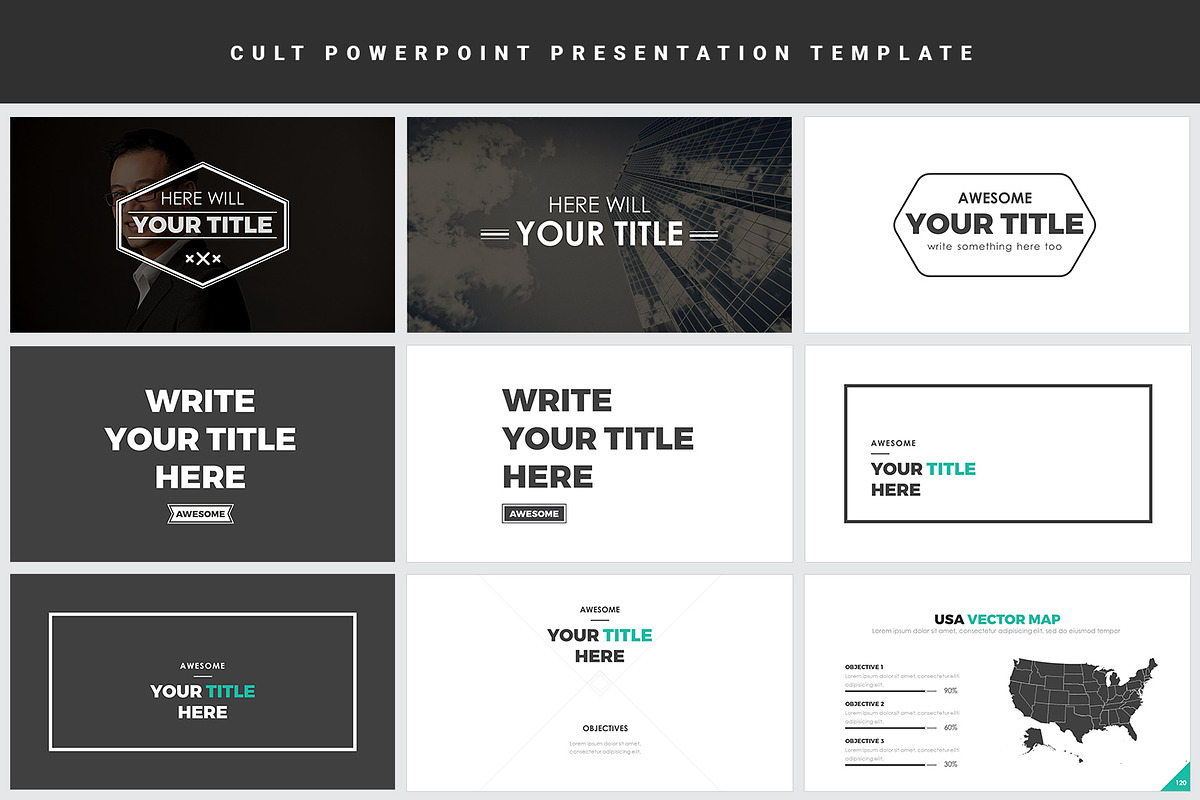 Powerpoint Template - Cult, a Presentation Template by ThemeDevisers