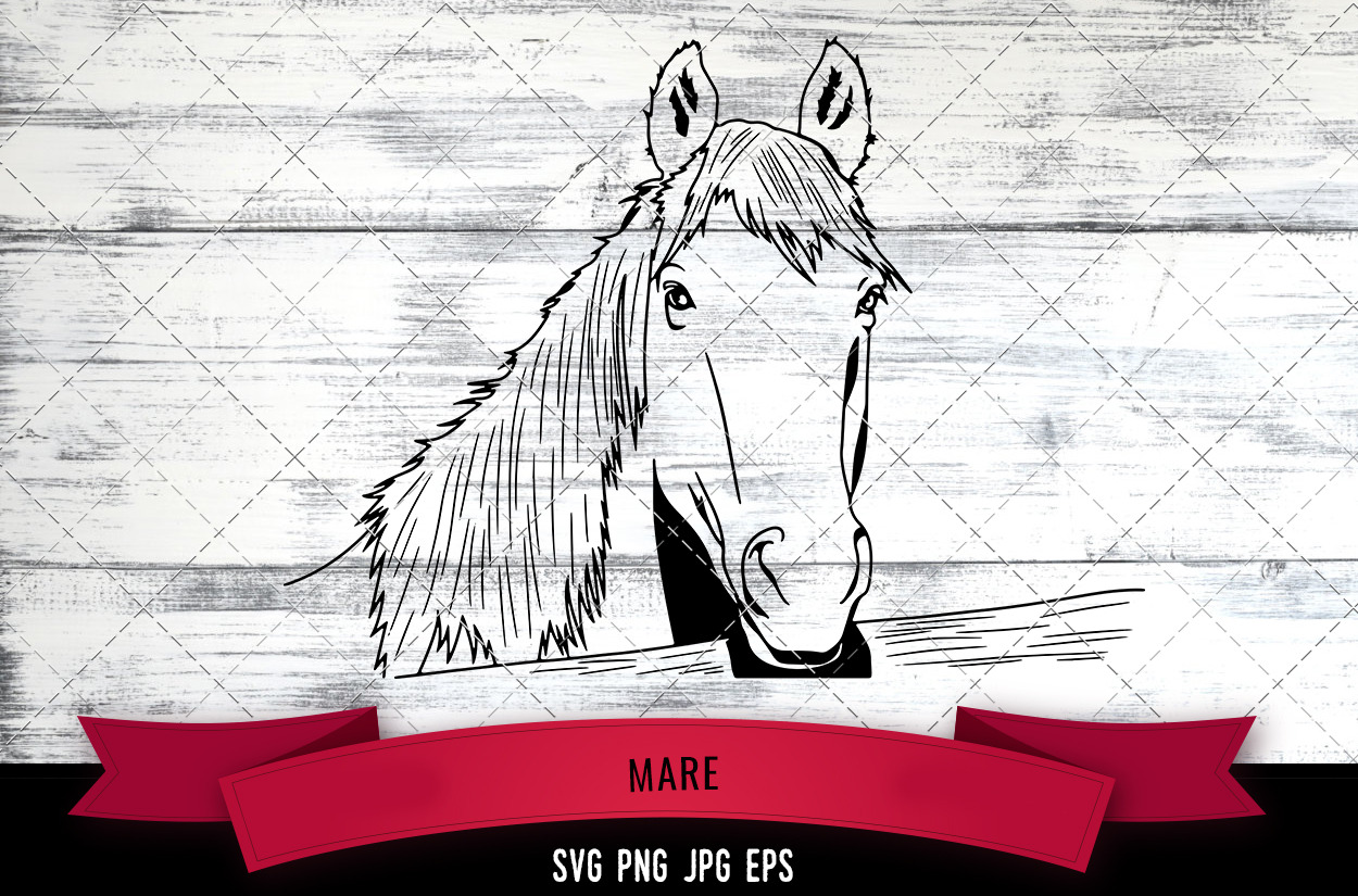 Mare SVG File, an Object Graphic by The Silhouette Queen