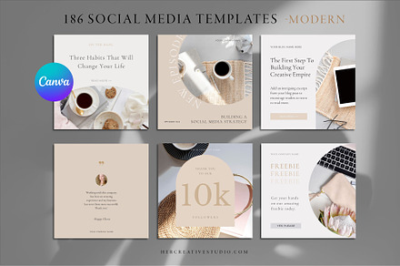 Instagram Photo Bundle | Social Media Templates ~ Creative Market