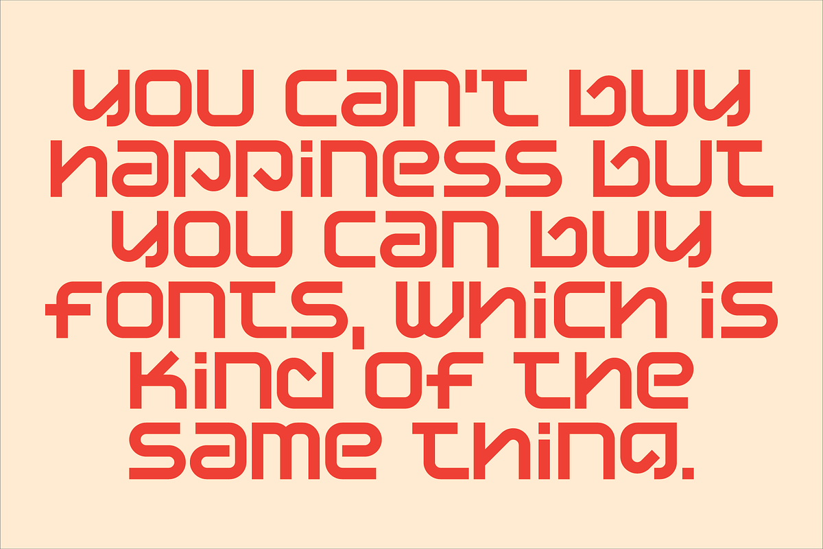 Display Uncanny Font, a Sans Serif Font by GG Design