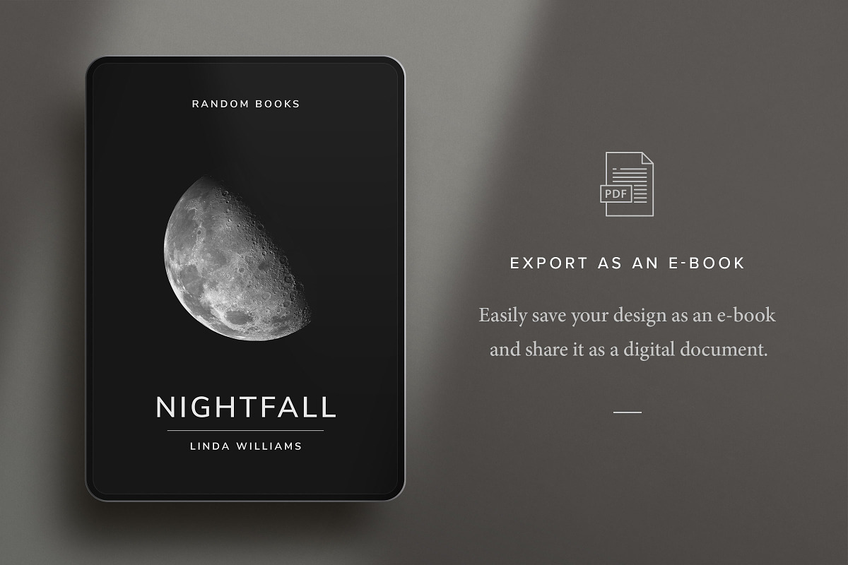 Modern Sans Book Template, a Magazine Template by Ruben Stom