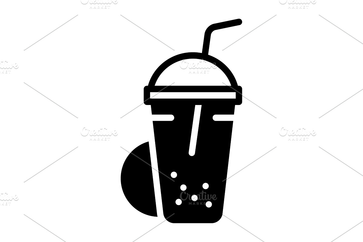 Shake beverage icon, an Icon by Creative priyanka | Creative Market