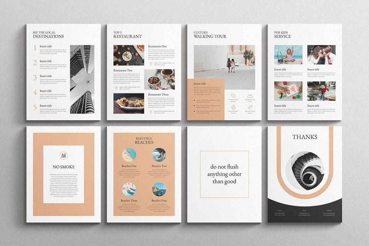 Welcome Book Template, a Magazine Template by TemplatesForest