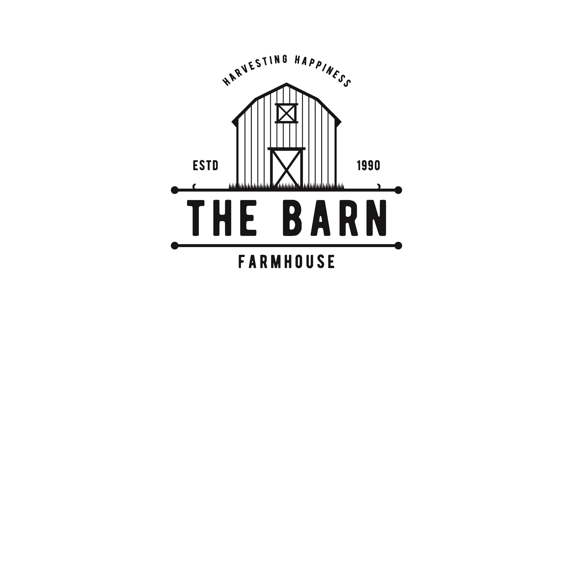 Retro vintage barnhouse logo design., a Branding & Logo Template by ...