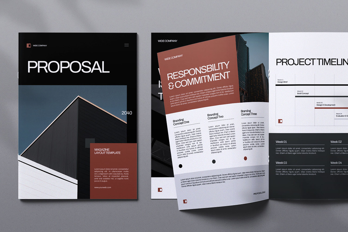 Proposal Magazine Template, a Magazine Template by Portocraft ...
