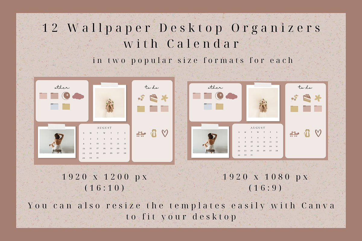 Desktop Calendar Wallpaper Organizer