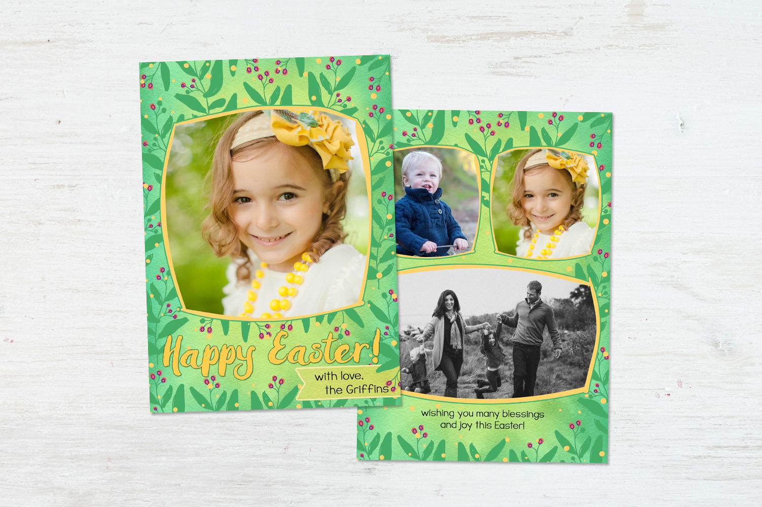 Easter Card | Wild Berries, a Card Template by Sleeklens