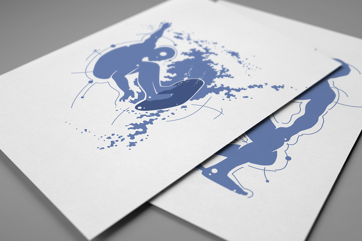 Silhouette shapes - Sport, a Person Illustration by JumboDesign