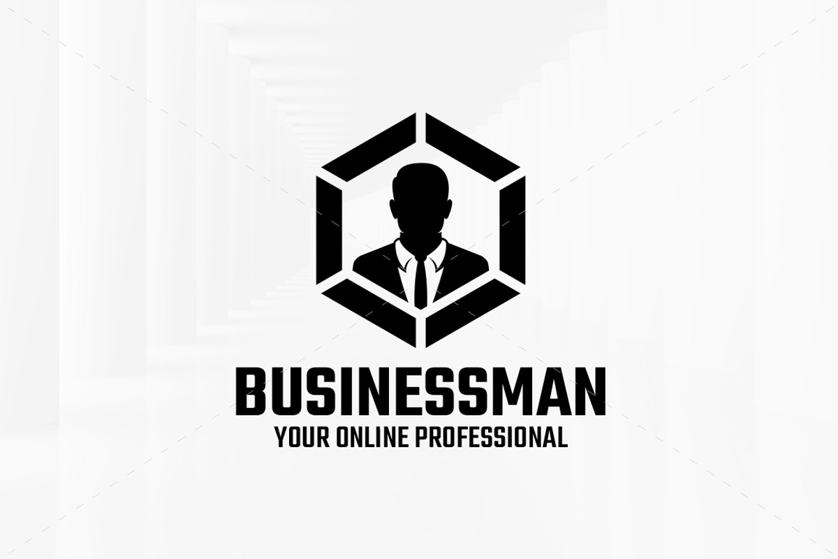 Business Man Logo Template, a Branding & Logo Template by LOGOMAGINE