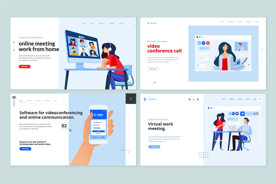 Video Calling and Conferencing App, a Templates & Theme by PureSolution