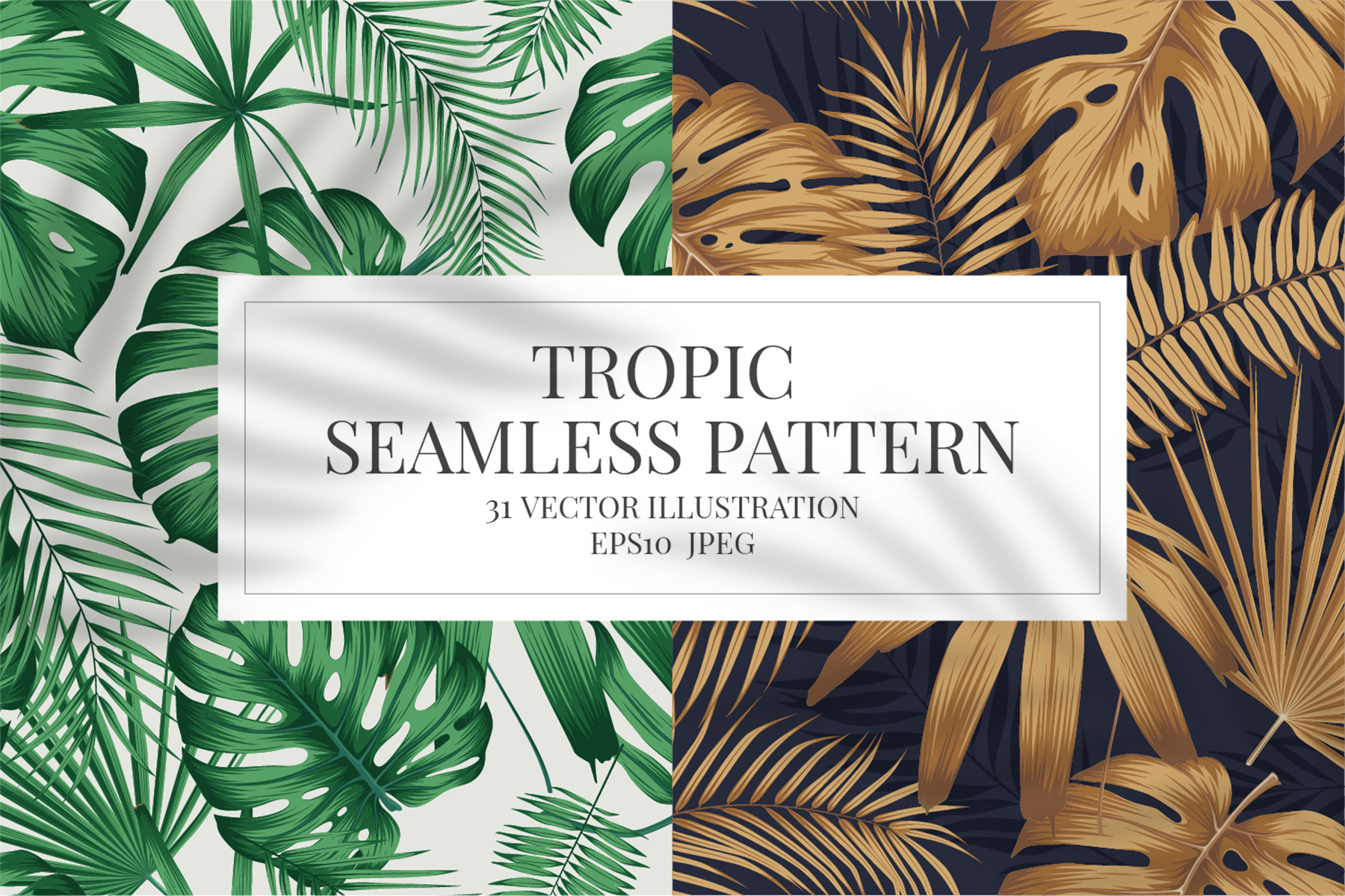 31 Tropic Seamless Pattern, a Pattern Graphic by MaximGertsen