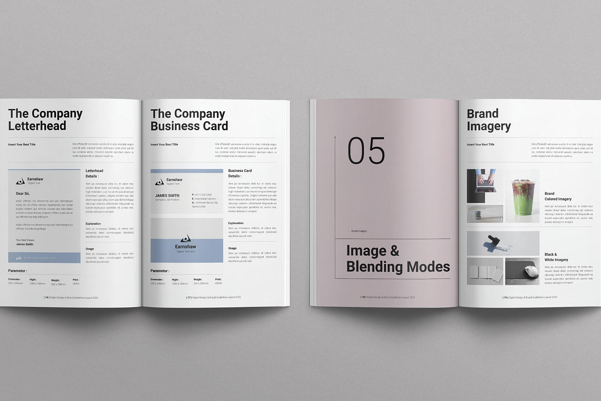 Digital Brand Guidelines Template, a Magazine Template by TemplatesForest