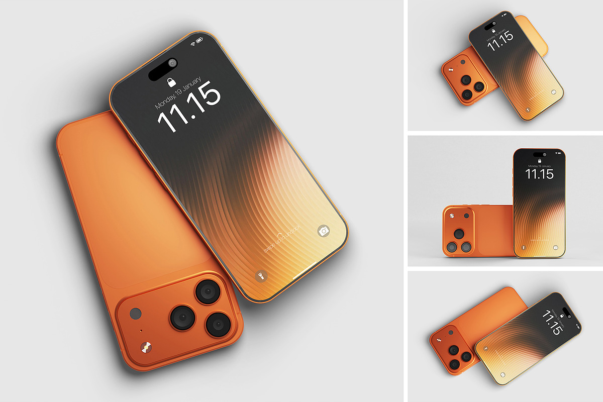 High Quality iPhone 17 Pro Mockup, an iPhone Mockup by MA-KING_ART