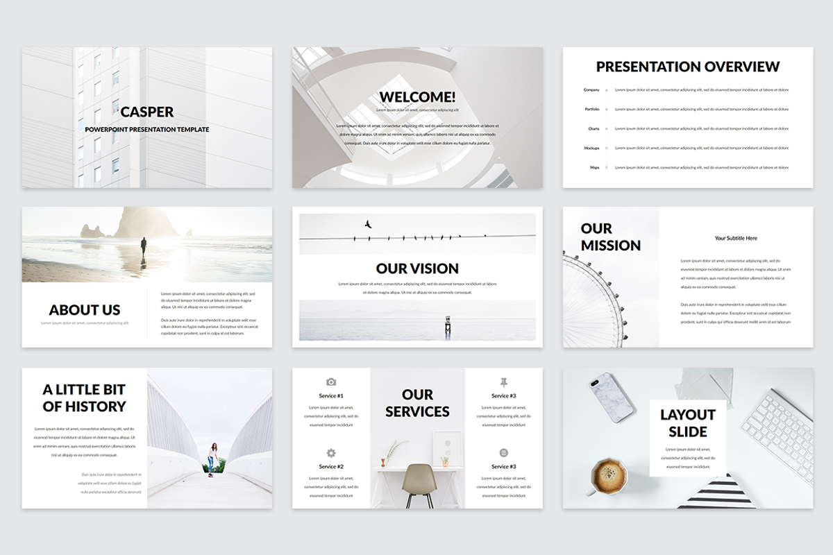 Casper - Powerpoint Template, a Presentation Template by Helga_Design