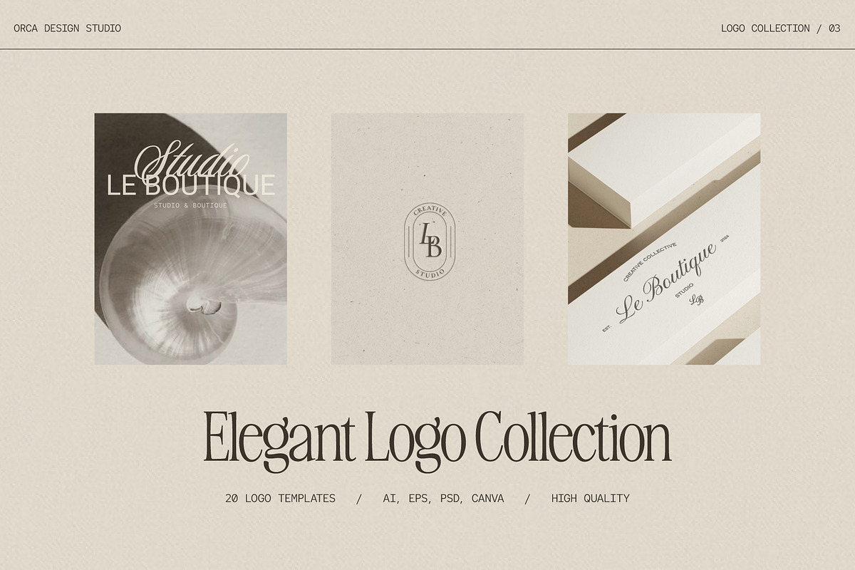 BIG Logo Bundle - CANVA, AI, PSD