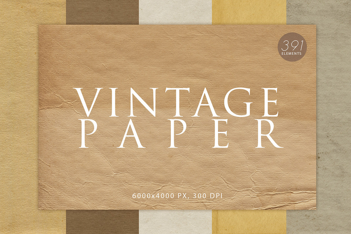 391 Vintage Paper Textures, a Texture Graphic by ArtistMef