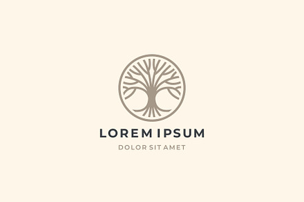 Abstract round trees logo icon. | Branding & Logo Templates ~ Creative ...