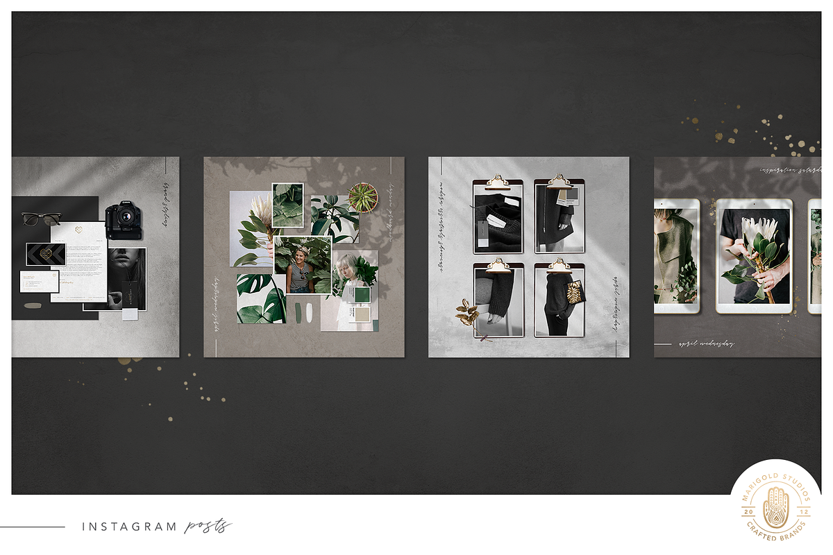 ROSEWOOD | Instagram Diary, a Social Media Template by Marigold Studios