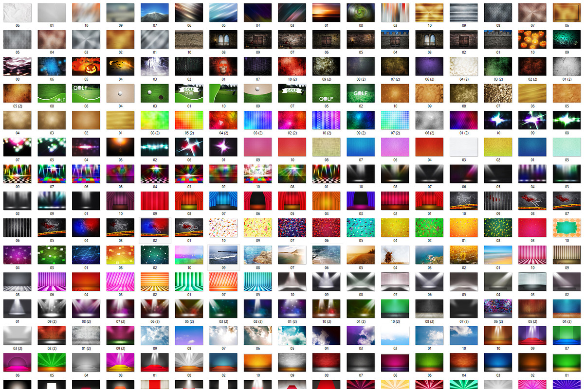 1000 Backgrounds Big Bundle, a Texture Graphic by Krukowski Graphics
