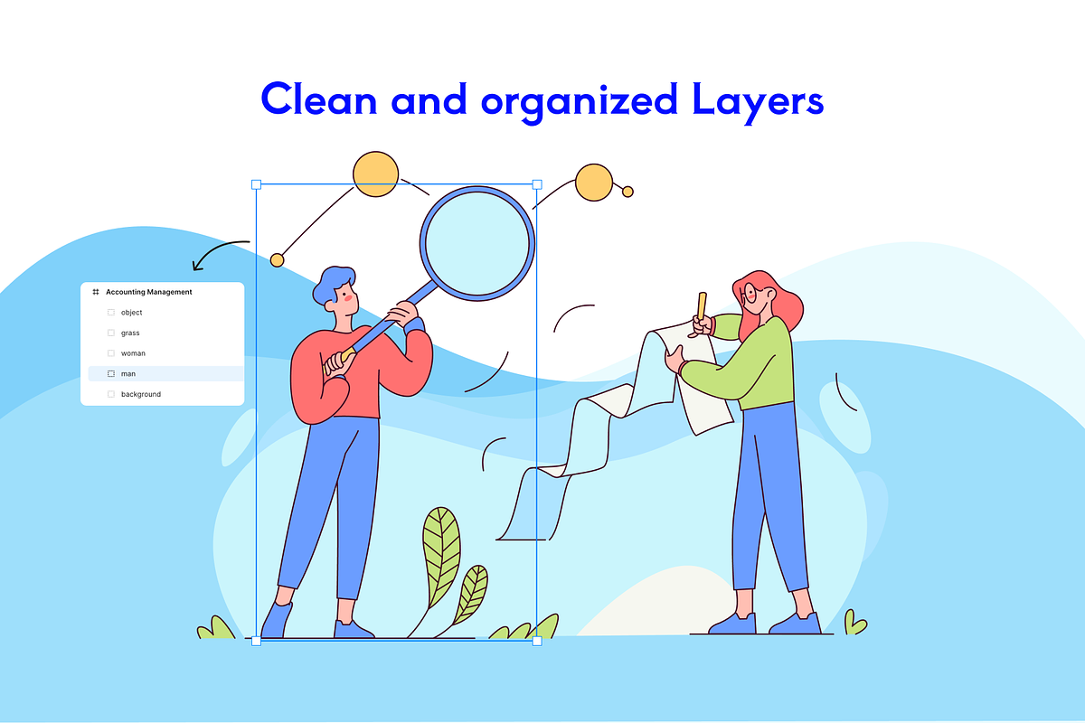 Fintech Illustration, a Finance Illustration by graphicsauce