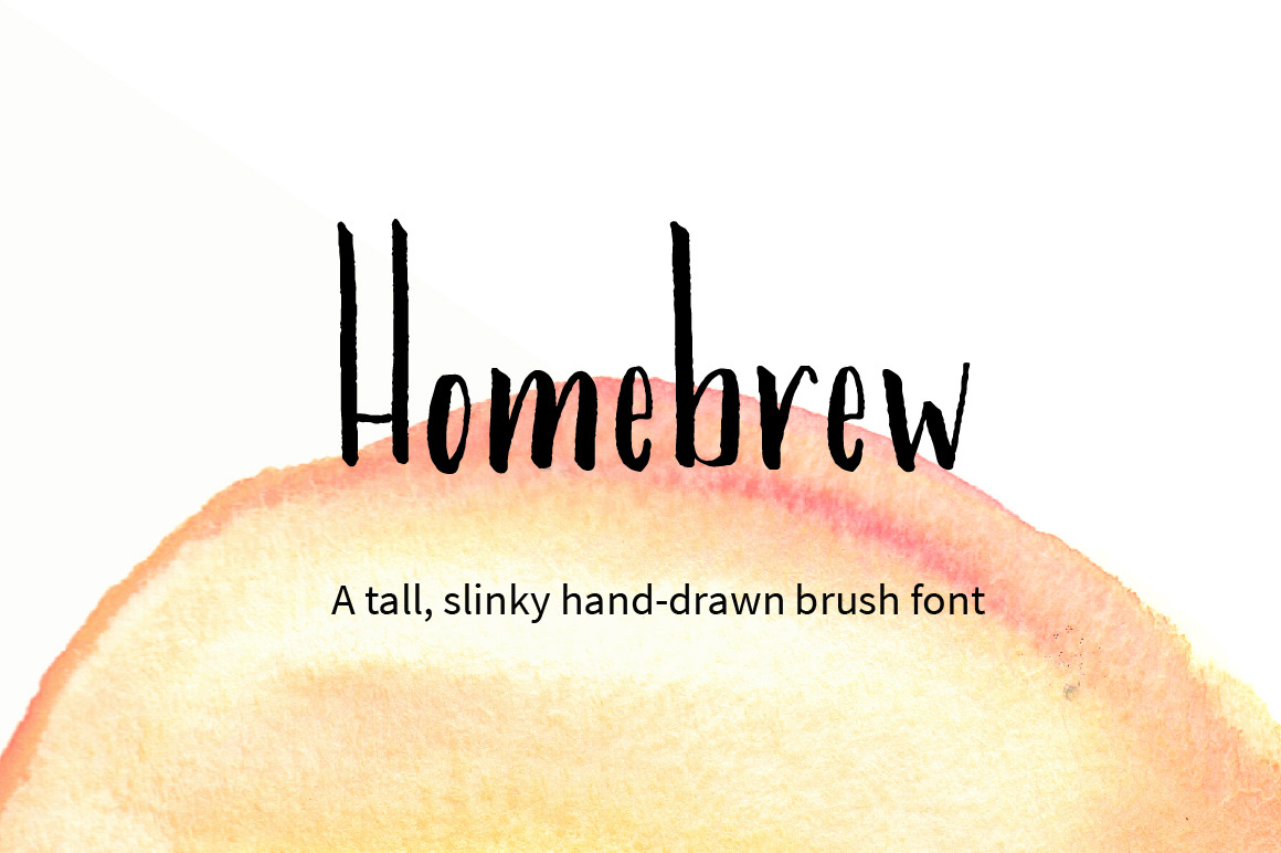 Homebrew Font, a Script Font by Hello Brio