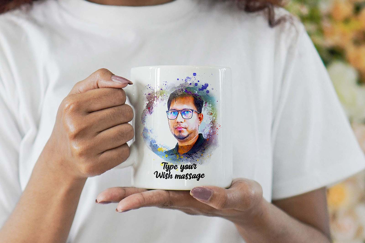 Realistic Watercolor Portrait Effect