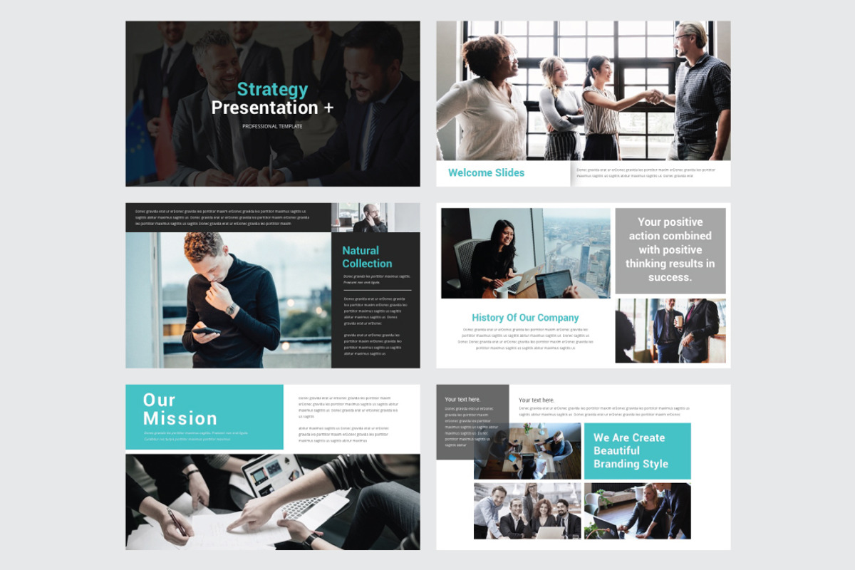 STRATEGY - Powerpoint Template, a Presentation Template by Shafura