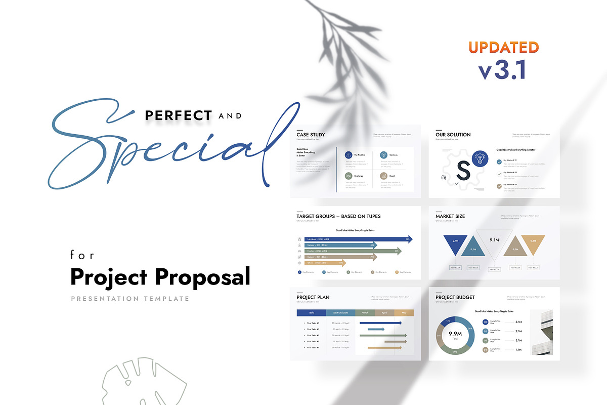 Project Proposal PowerPoint Template, a Presentation Template by ...