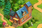 Little house | Work Illustrations ~ Creative Market