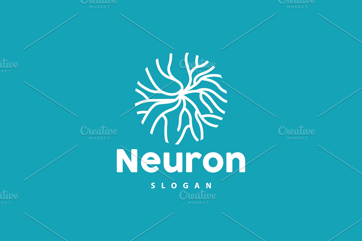 Neuron Logo, Vector Molecule Design, a Branding & Logo Template by ...
