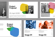Pitch Deck Layout Color Overlay, a Presentation Template by wavebreak