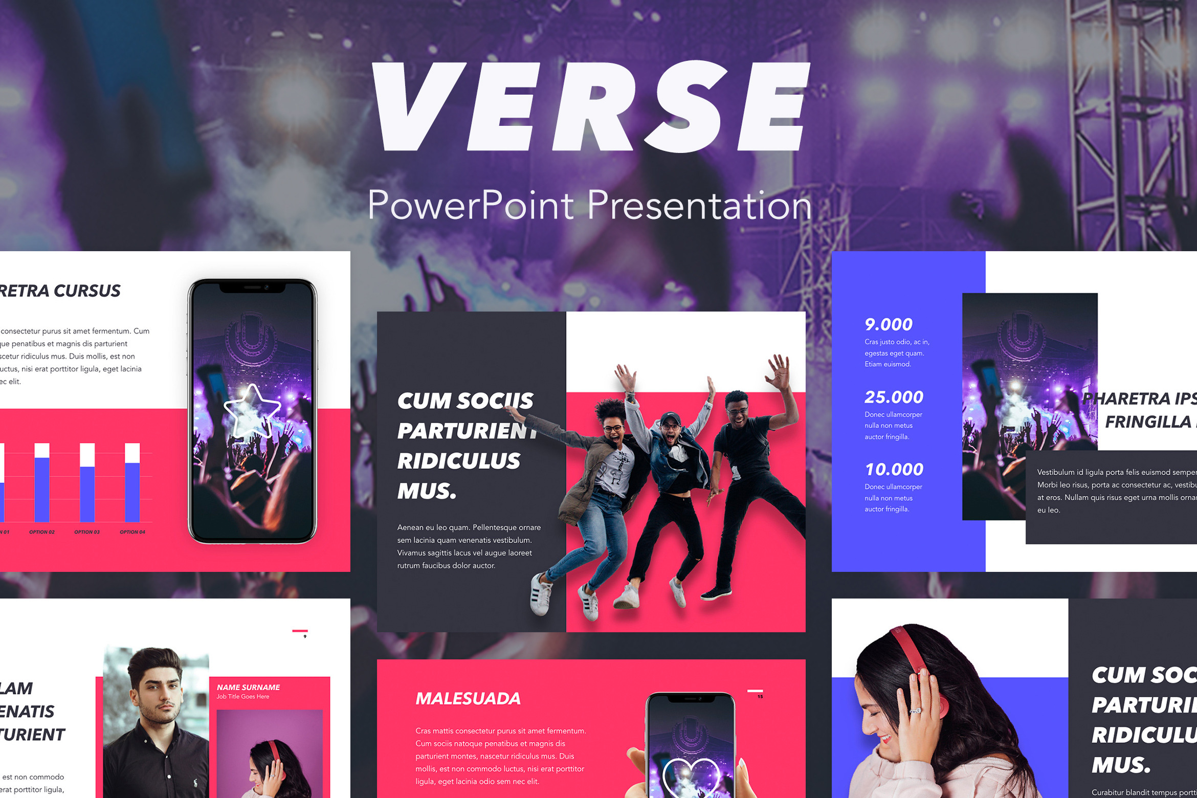 Verse PowerPoint Template, a Presentation Template by Jumsoft