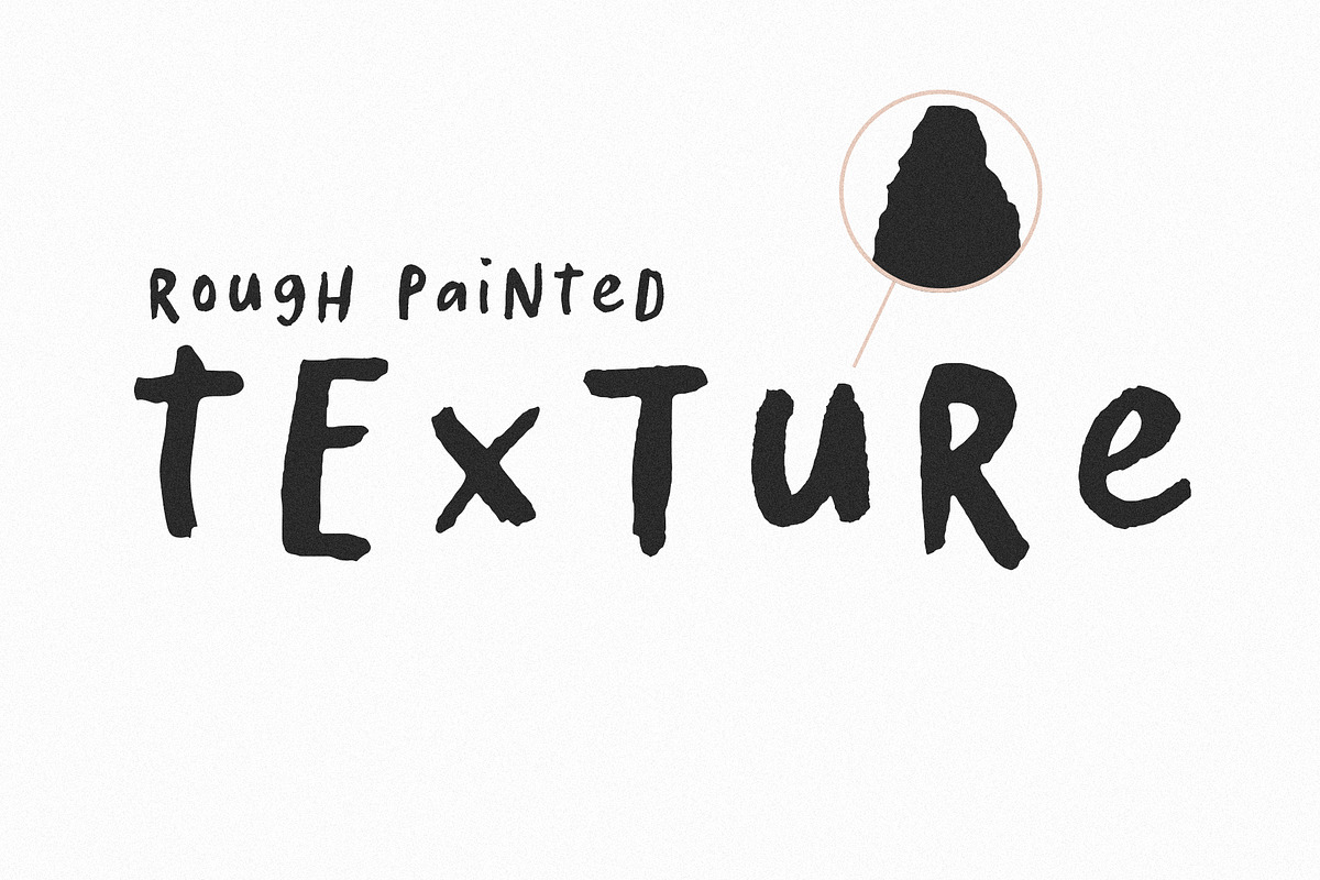 Larkspur | A Textured Quotes Font, a Font by Jen Wagner Co