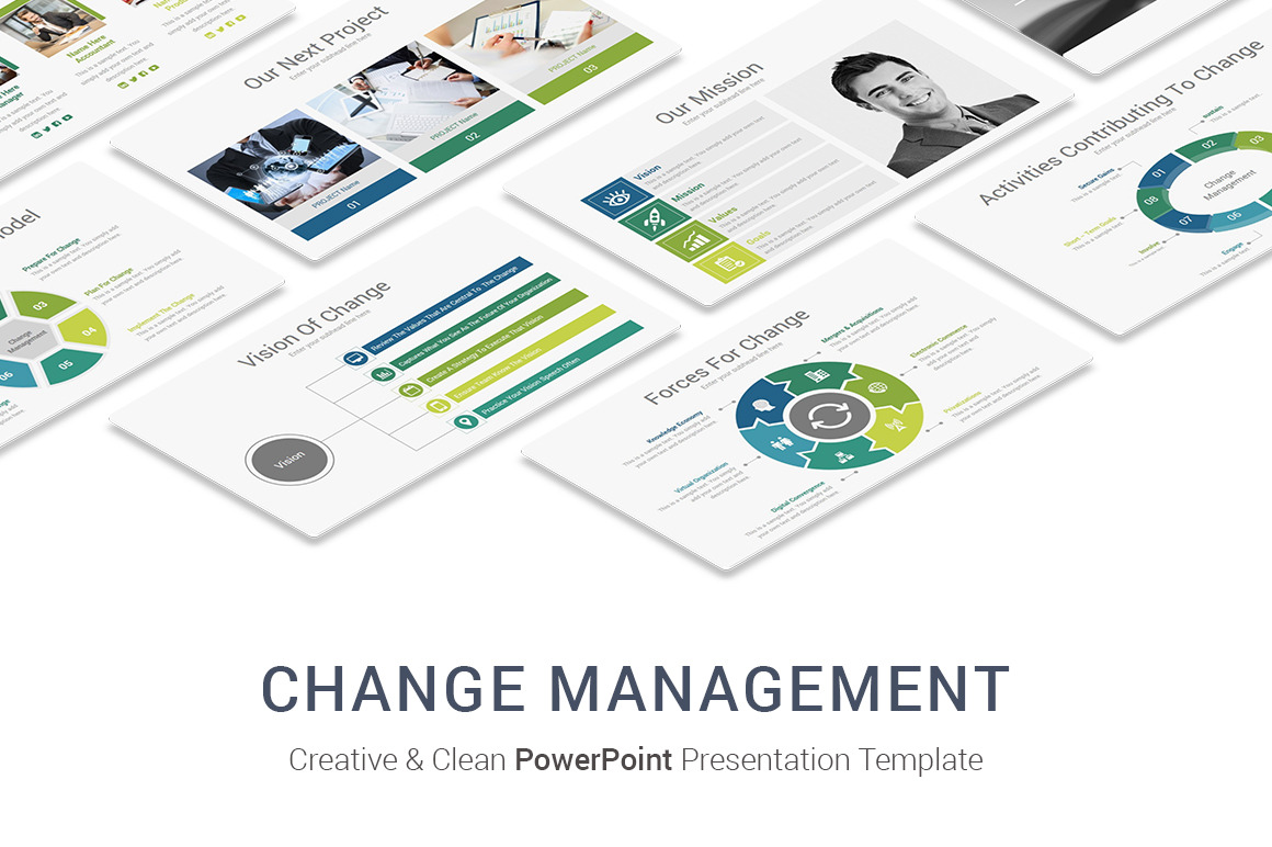 Change Management PowerPoint Designs, a Presentation Template by ...