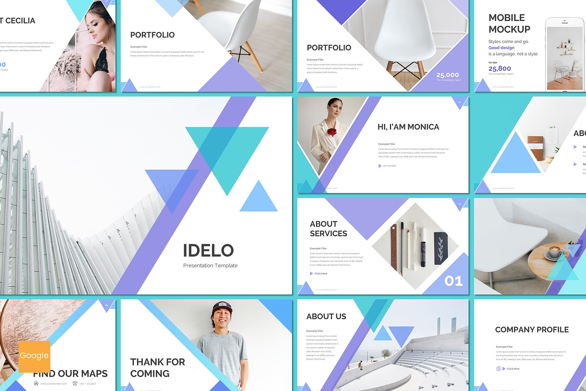 Idelo - Google Slides Template, a Presentation Template by inspirasign