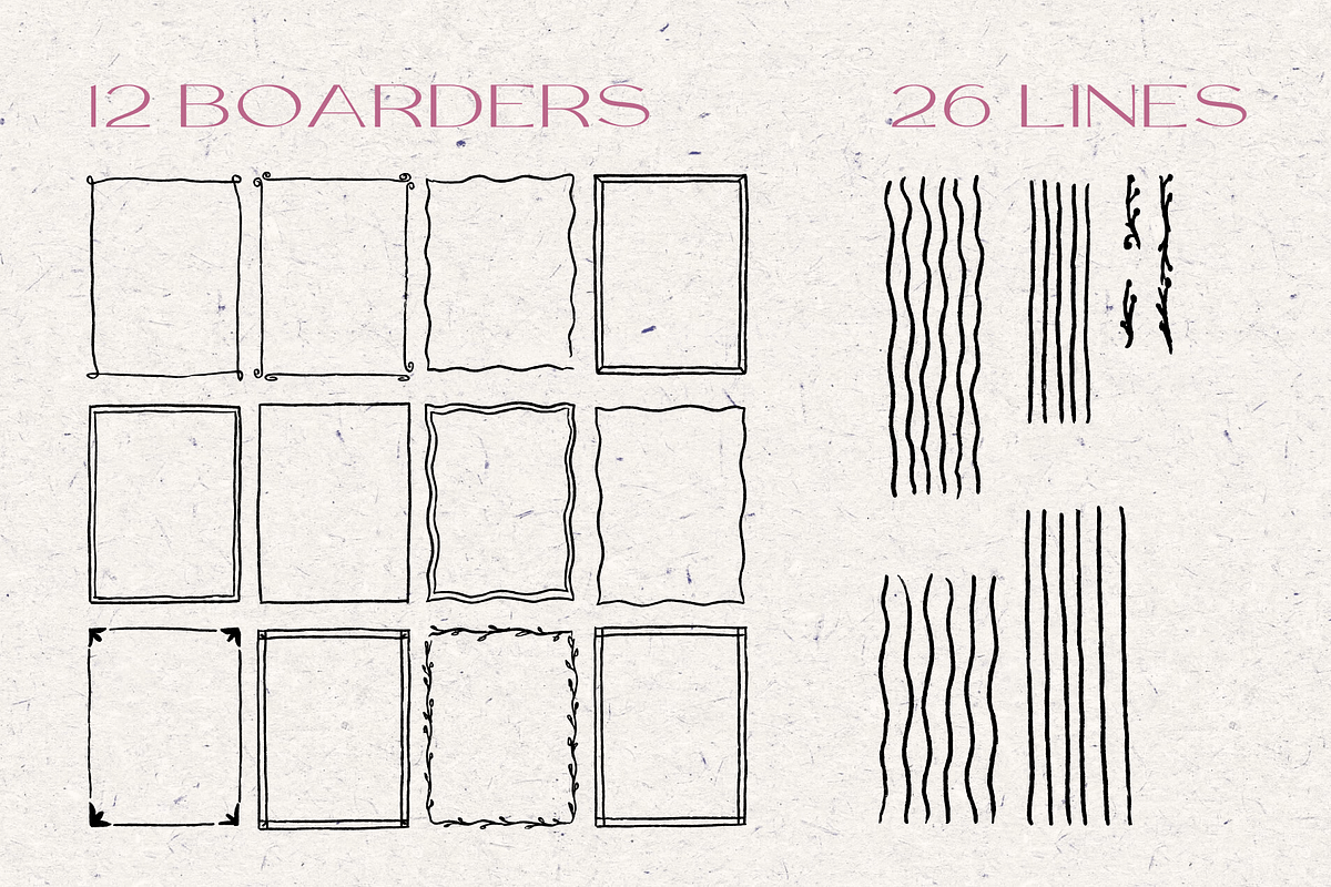 Sketched Wedding Invitations Minimalist Playful Illustration Template