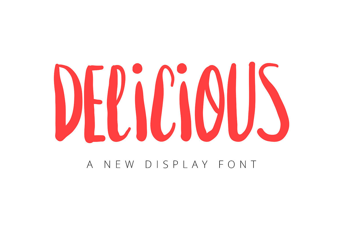 Delicious - Display Font, a Font by LynxDesign Market