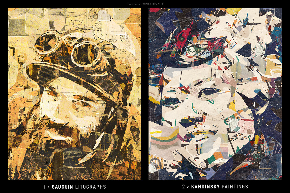 Collage Art Creator, a Layer Style Add-On by Mera Pixels