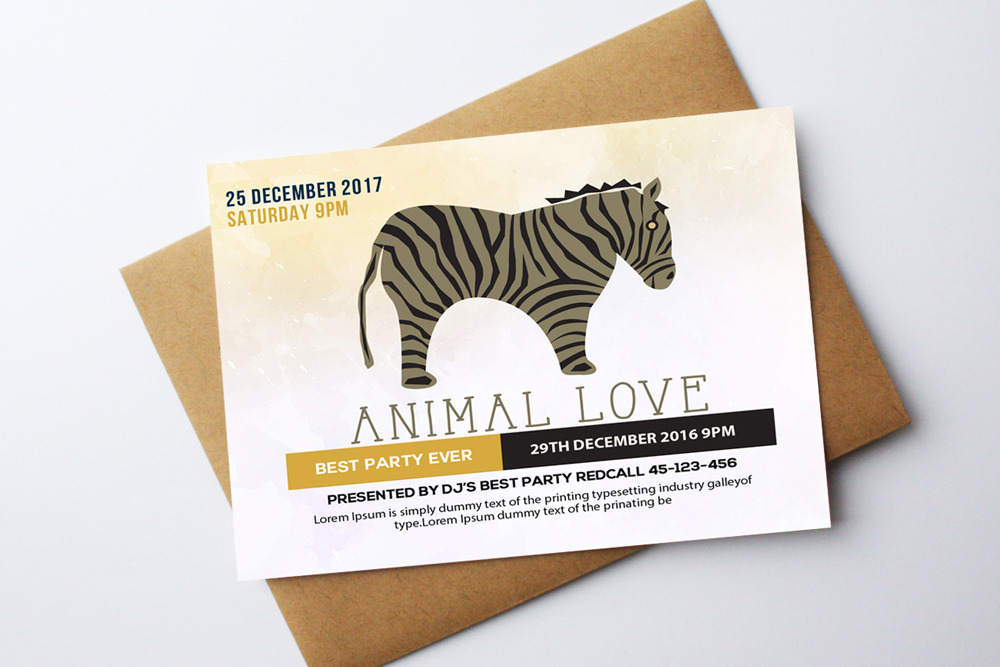 Abstract Multi Use Card Psd Template, a Flyer Template by Design Up