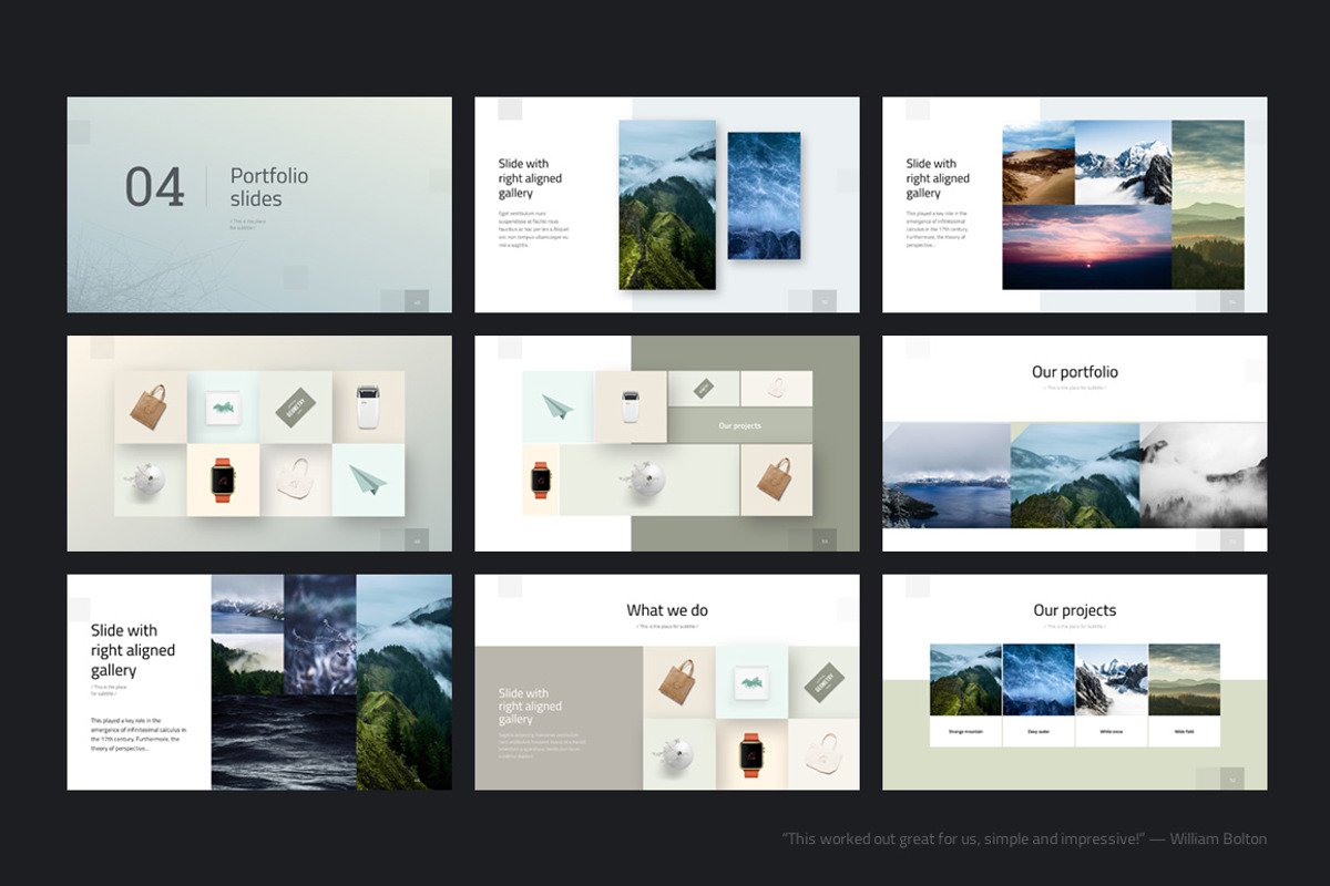 Geometry PowerPoint Template, a Presentation Template by Rework