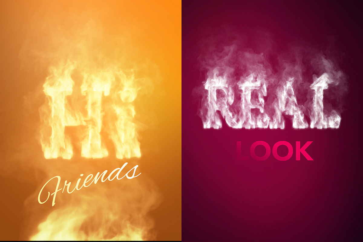 Smoke Letters / Letters Animation, an Object Graphic by GK Creative