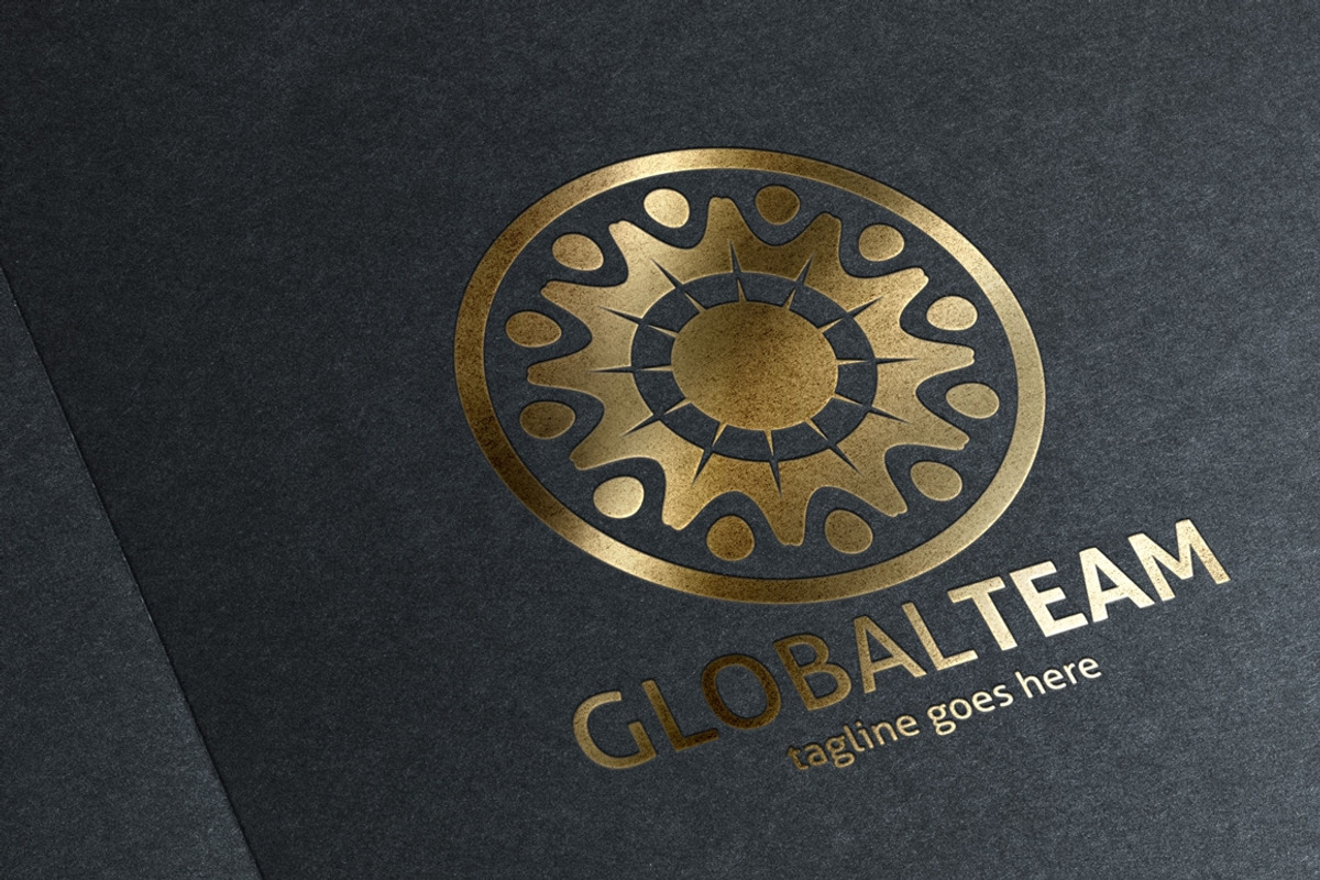 Global Team Logo, a Branding & Logo Template by Design_Planet