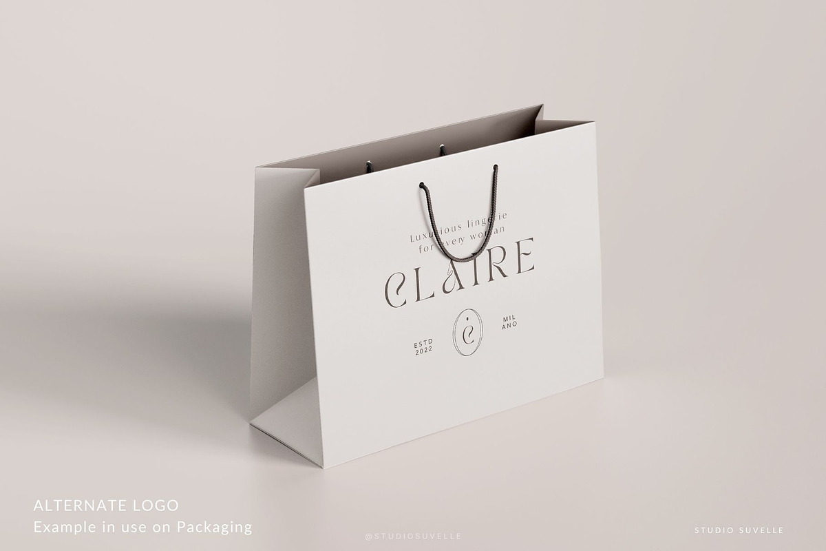 CLAIRE Logo Kit, a Branding & Logo Template by Studio Suvelle