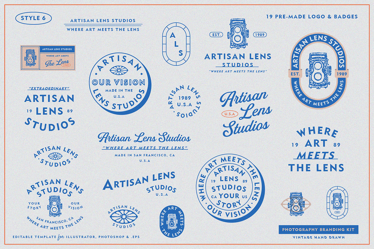 Photography Branding Kit, a Branding & Logo Template by Refolve Design