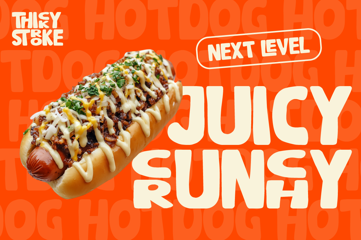 Thicky Stroke - Handrawn Font, a Handwritten Font by Muflieart