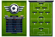 Football Design Elements, an Illustration by Vecster